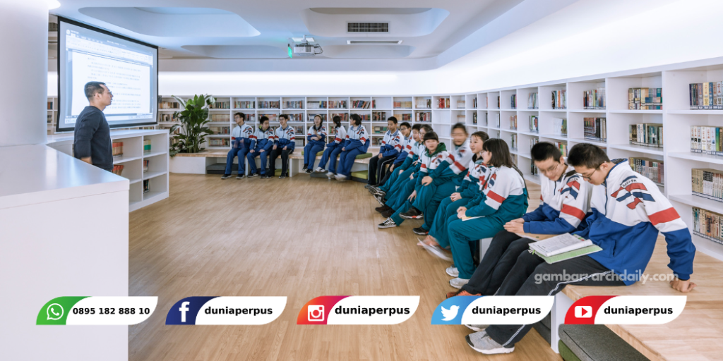 Perpustakaan Beijing Jingshan School yang Memukau